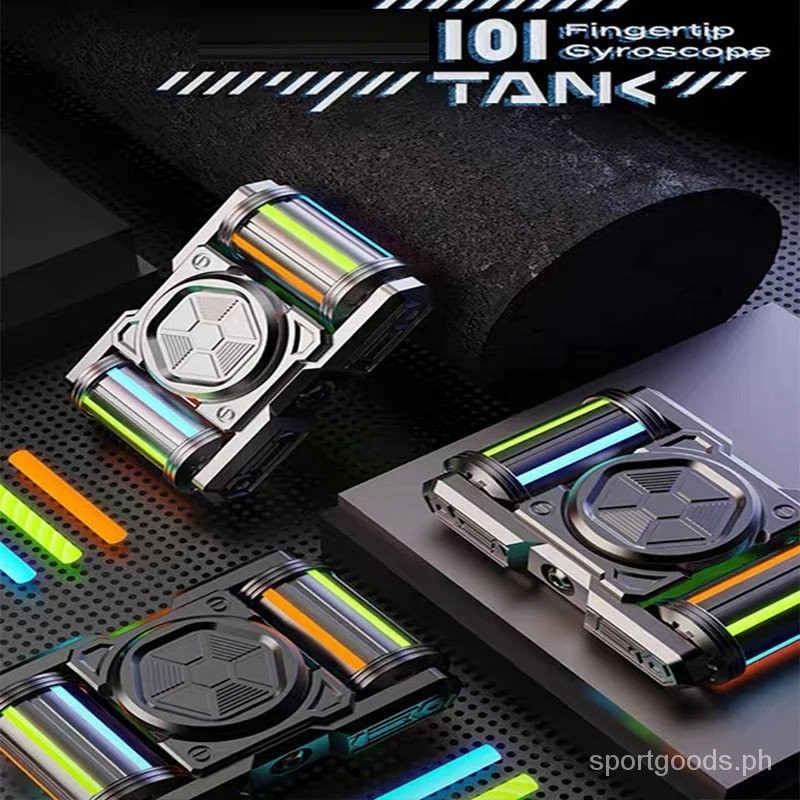Luminous Tank Roller 101 Fidget Spinner EDC Metal Hand Spinner Adult ...