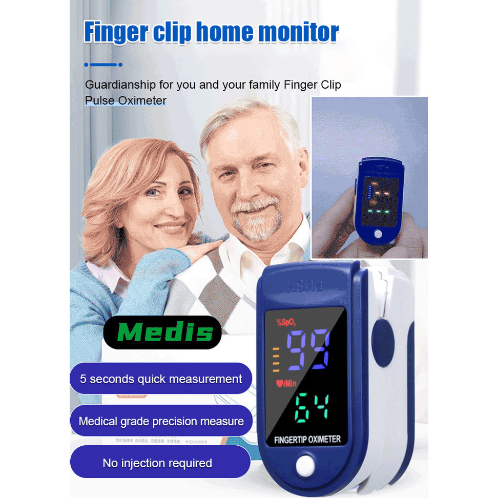 【Ready Stock】Finger Clip Home Monitor 指夹式家用监测仪测血糖Multifunctional finger ...