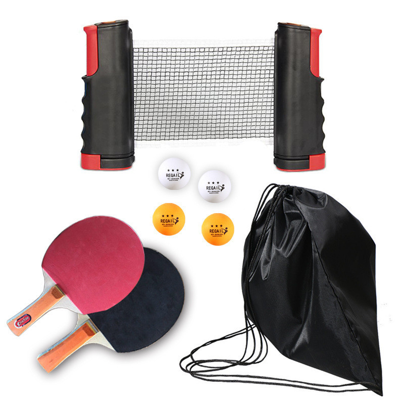 Arnotts Instant Table Tennis Kit Ping Pong Set Retractable Net 2 Bats ...