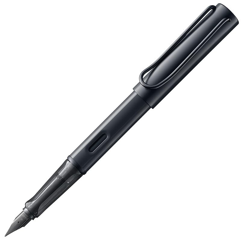 LAMY Alstar All Black Fountain Pen (M) with Steel Nib L71-M [Official ...