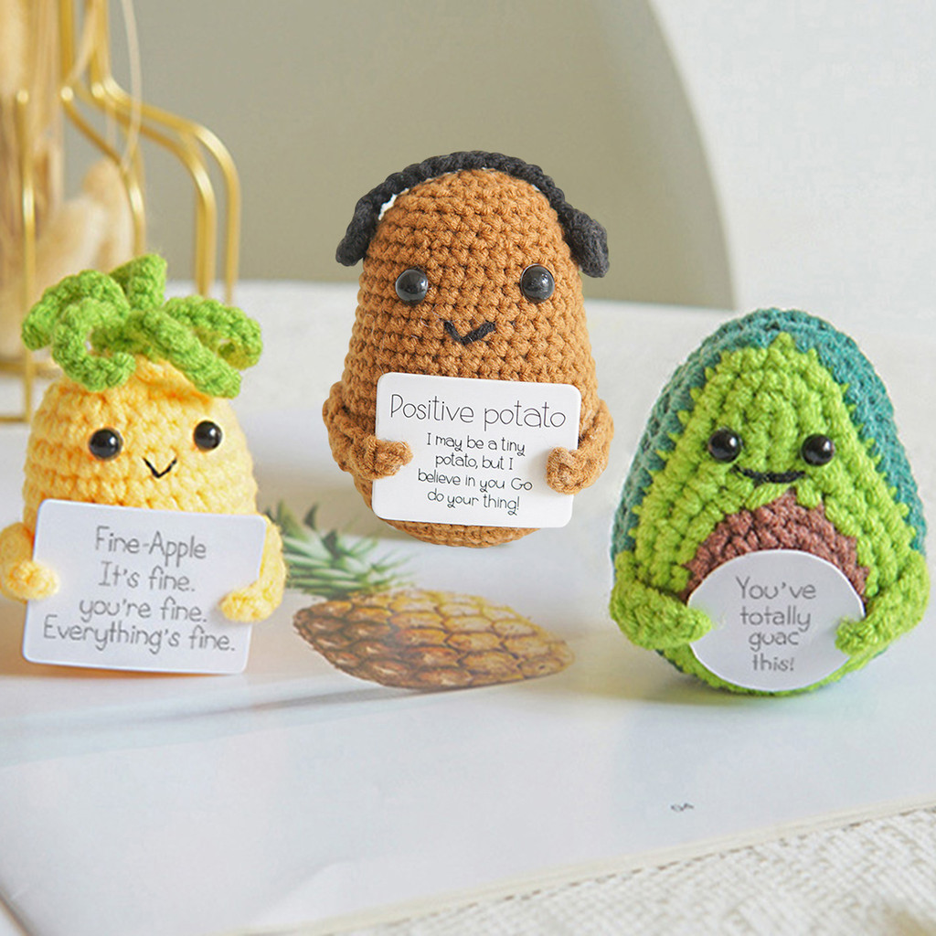 Positive Energy Potato, Mini Vegetable Fruit Doll Potato Hug Pocket ...