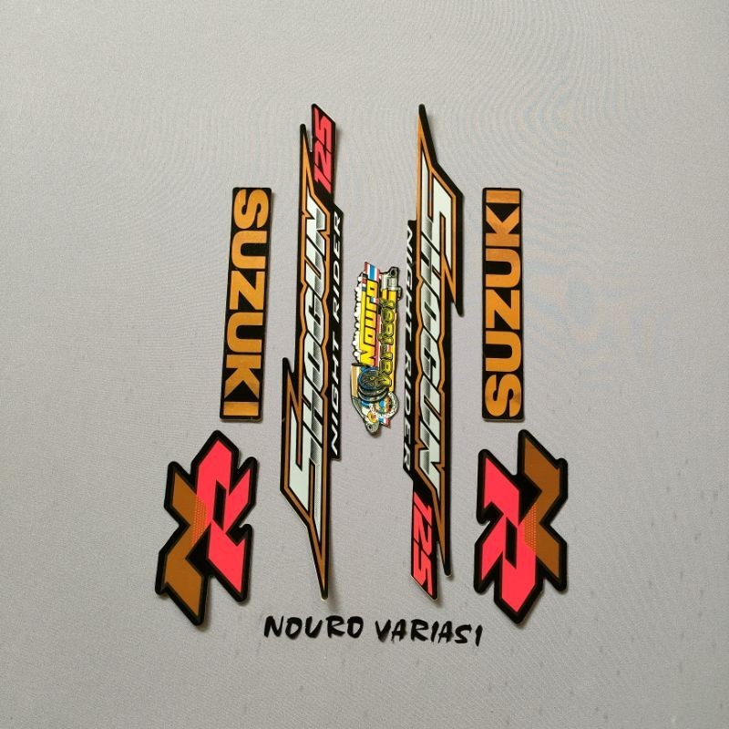 2008 suzuki shogun 125 nr striping black list standard body, best ...