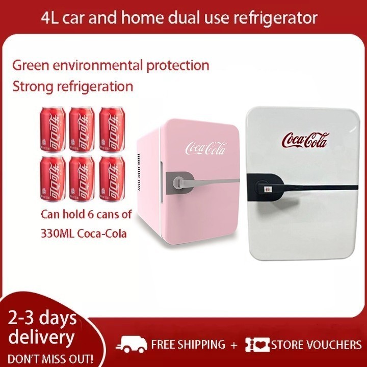 Coca Cola Mini Refrigerator 5L Portable Cool And Warm Skincare Makeup ...