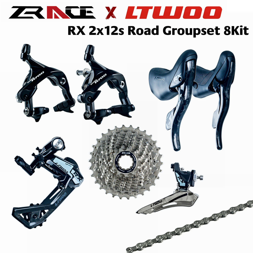 LTWOO RX 2x12 speed, 24s Road Groupse 8Kit Carbon Fiber, ZRACE R700 ...