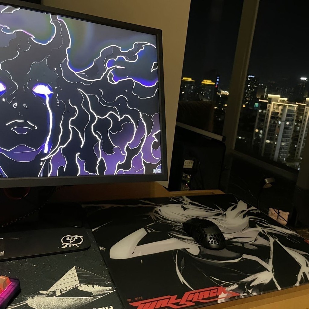 Wallhacs SP004-Frenzy SORA Coating Gaming Tempered Glass Mouse Pad Same ...
