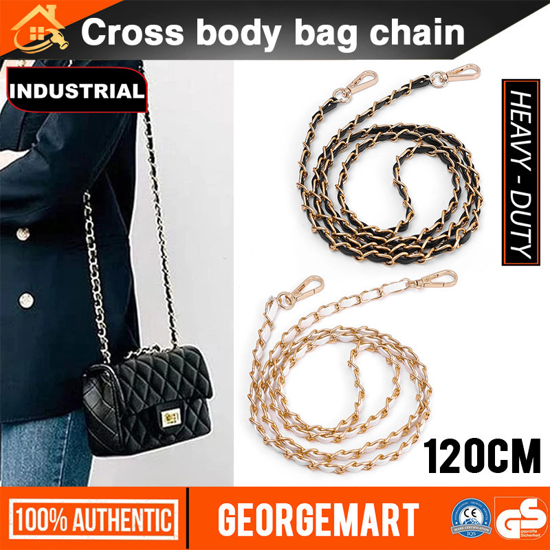 120CM PU Leather Metal Crossbody Handbag Chains Replacement Backpack ...