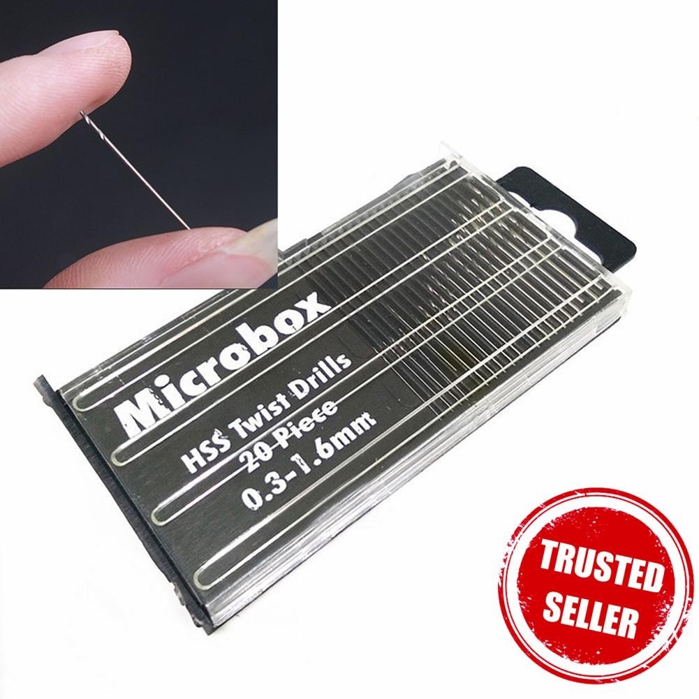 Metric Round Micro Drill Bit Set For Woodworking Electronics Home ...