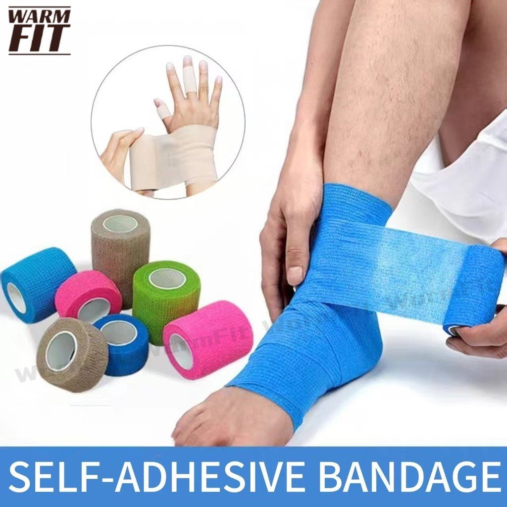 Bandage Wrap Self Adhesive Non-Woven for Medical First Aid Sports ...