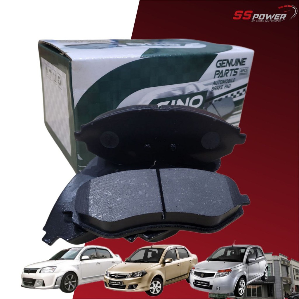 GINO BRAKE PAD FRONT FOR PROTON SAGA BLM / PROTON SAGA FL / PROTON SAGA ...