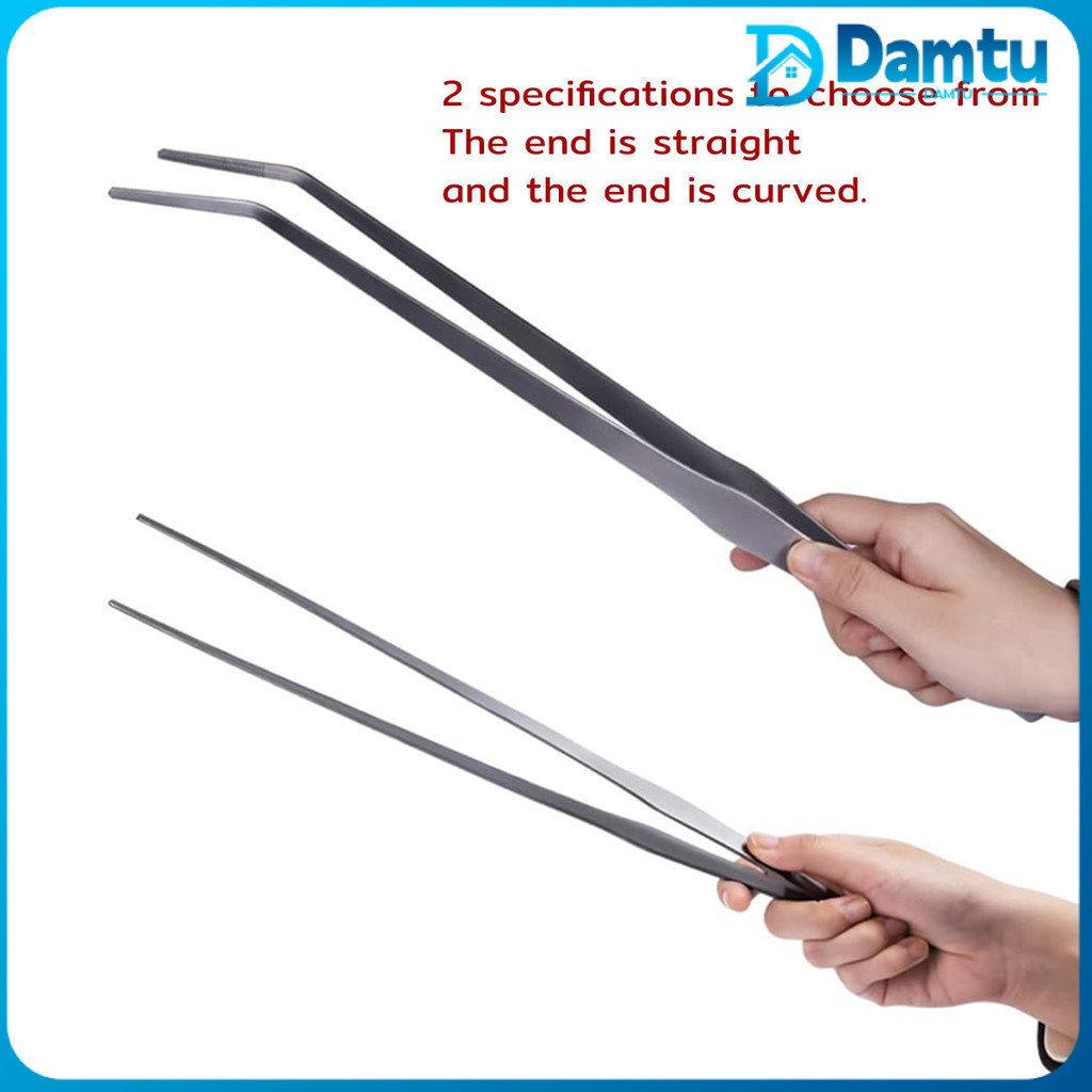 Long Handle Tweezers Stainless Steel Feeding Forceps Plants Tweezer ...