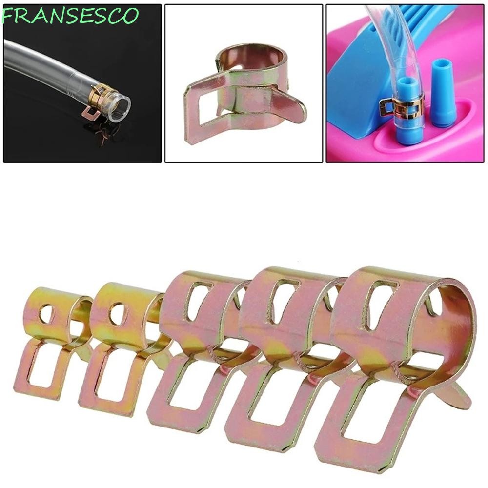 FRANCESCO Silicone Pipe Clamp Flexible Air Tube Clamps Metal Fastener ...