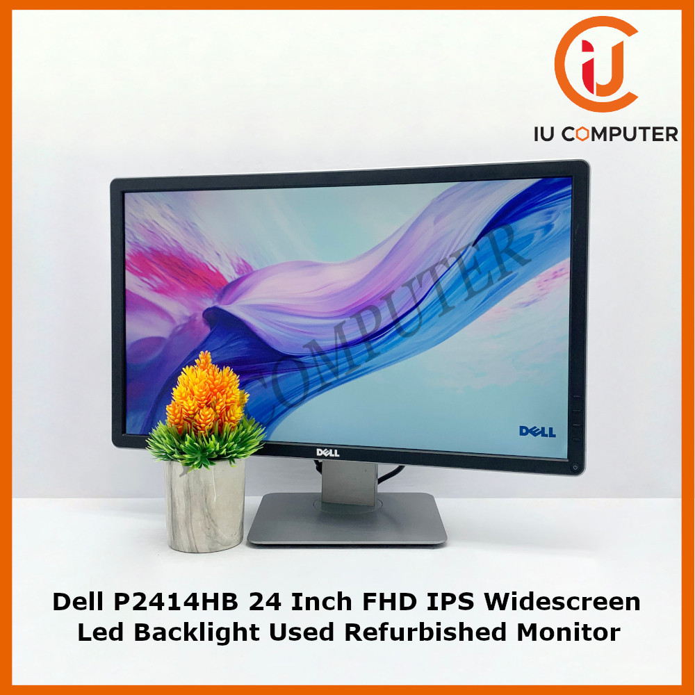 DELL P2414HB 23.8 INCH FHD IPS LED BACKLIGHT WIDESCREEN USED ...