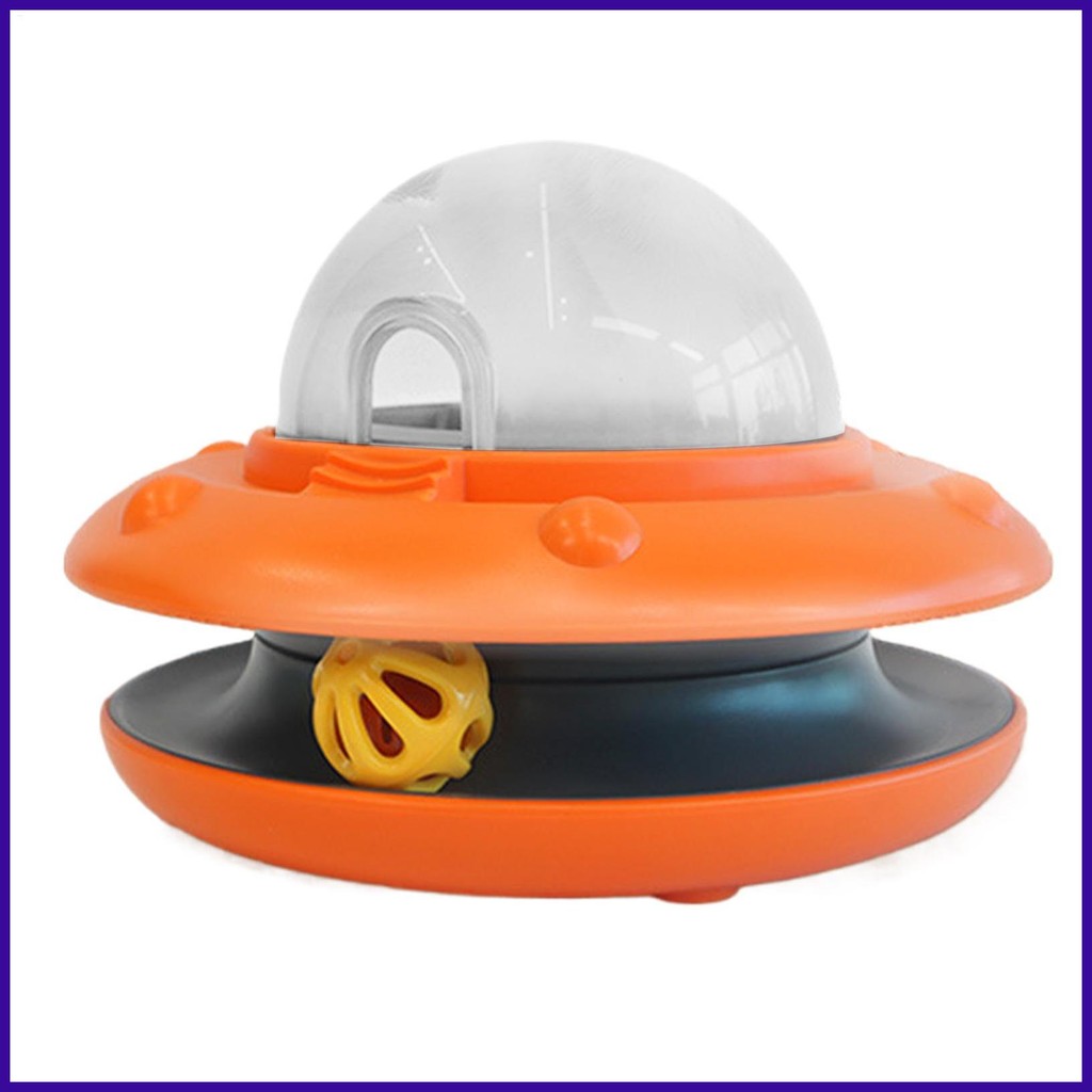 Treat Dispensing Cat Toy Rechargeable Smart Interactive Cat Feeder Slow ...