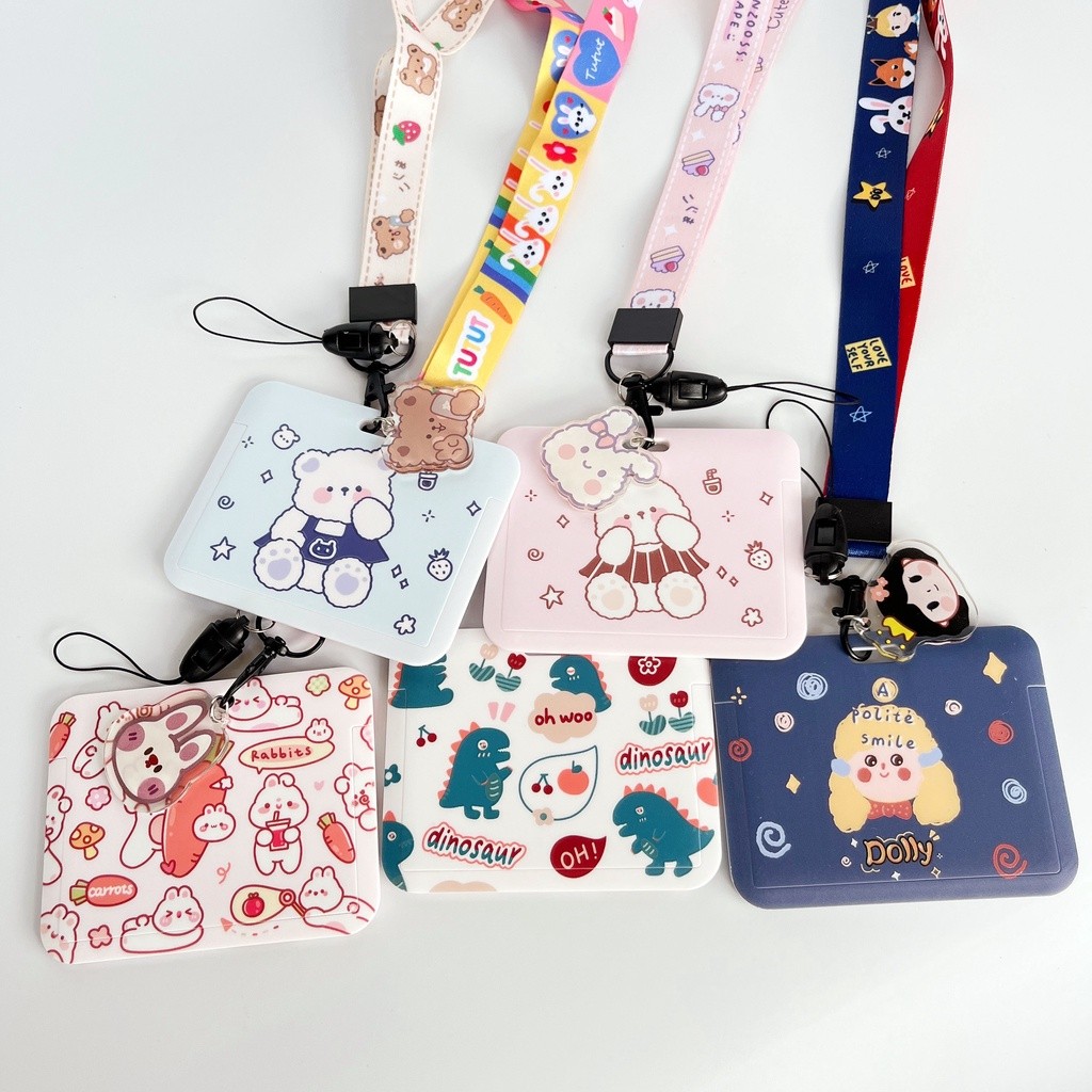 Horizontal Cartoon Card Holder Kindergarten Pick-up Card Set Work ...