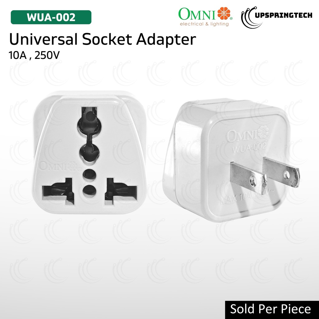 Omni Original Universal Socket Adapter - Model WUA-002 | Shopee Philippines