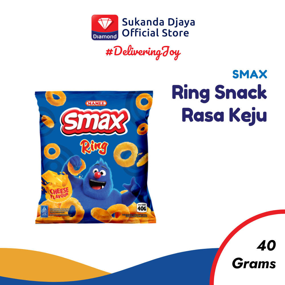 Smax Ring Snack Cheese Flavor 40 Gr | Shopee Philippines