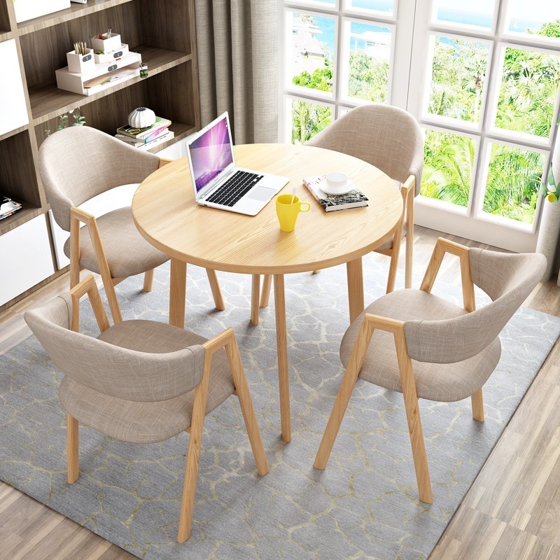 Nordic Conference Table and Chair Set Office Reception Table Chair ...