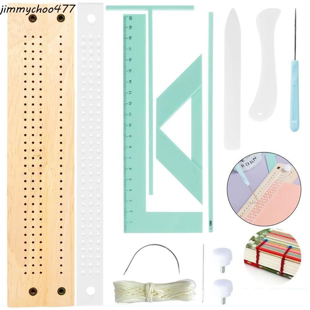 JIMMYCHOO Bookbinding Ruler Set, Hand Bookbinding Cutter Guide Book Binding Kits, Cardboard ...