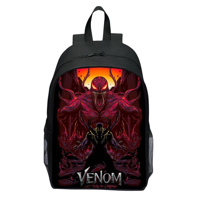 16inch Boy Backpack - Printed Venom kids Backpack - Cartoon Venom ...