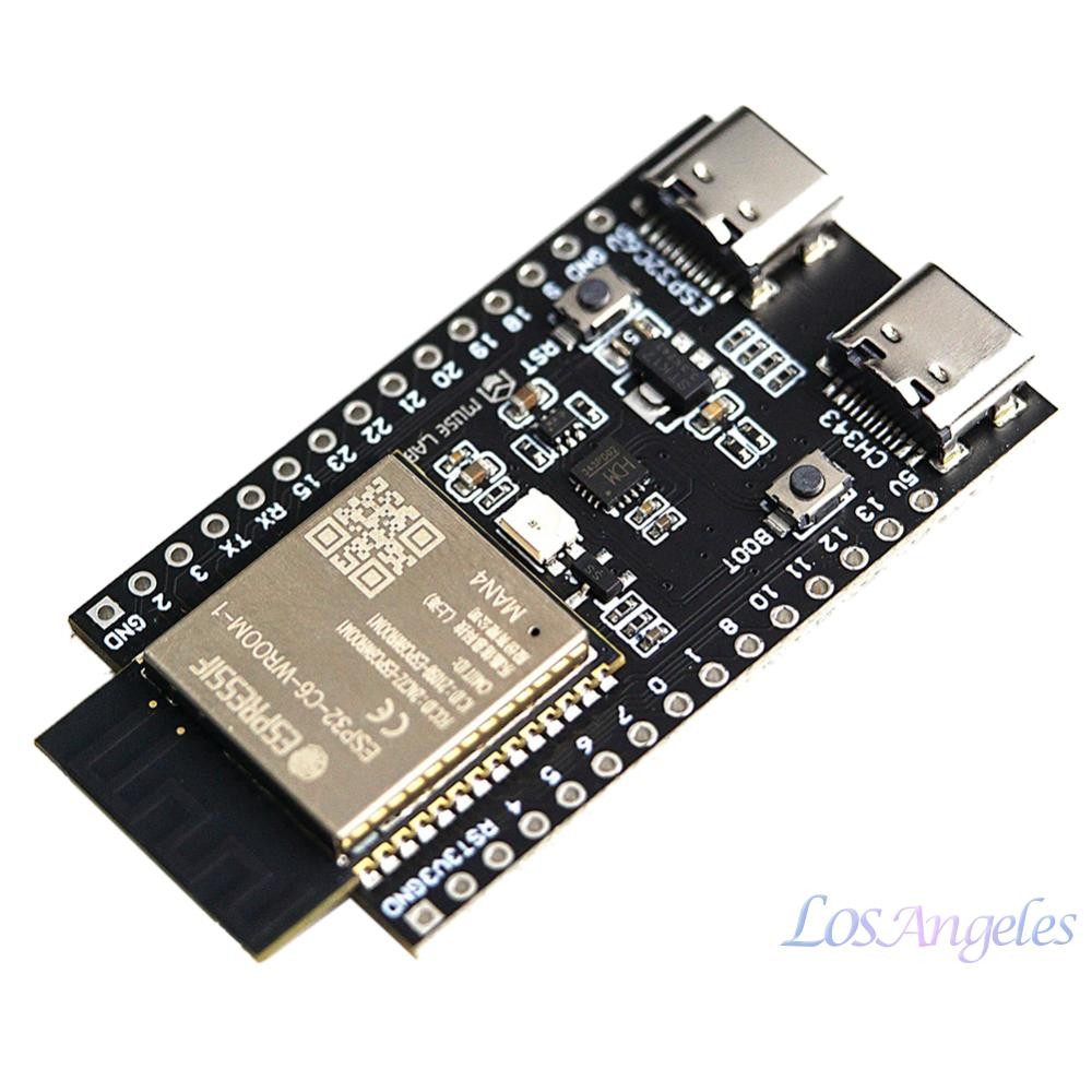 ESP32-C6 Minimum System Board Dual Type-C ESP32-C6-WROOM-1 RISC-V 512KB ...