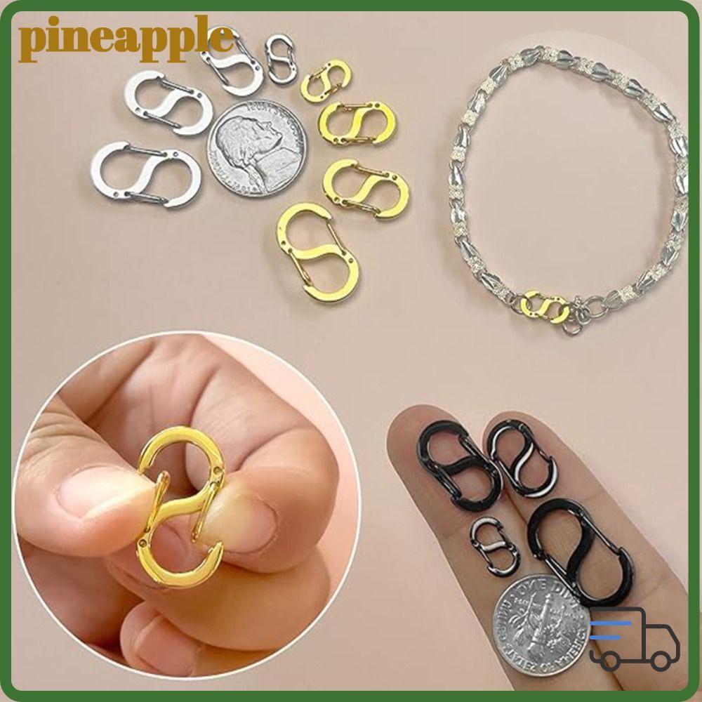 PEAPLE Double Opening Lobster Clasp, DIY S Lock Necklace Shortener ...