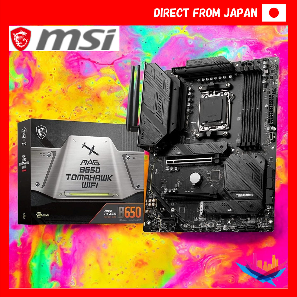 MSI MAG B650 TOMAHAWK WIFI ATX Motherboard for AMD Ryzen 7000 Series ...