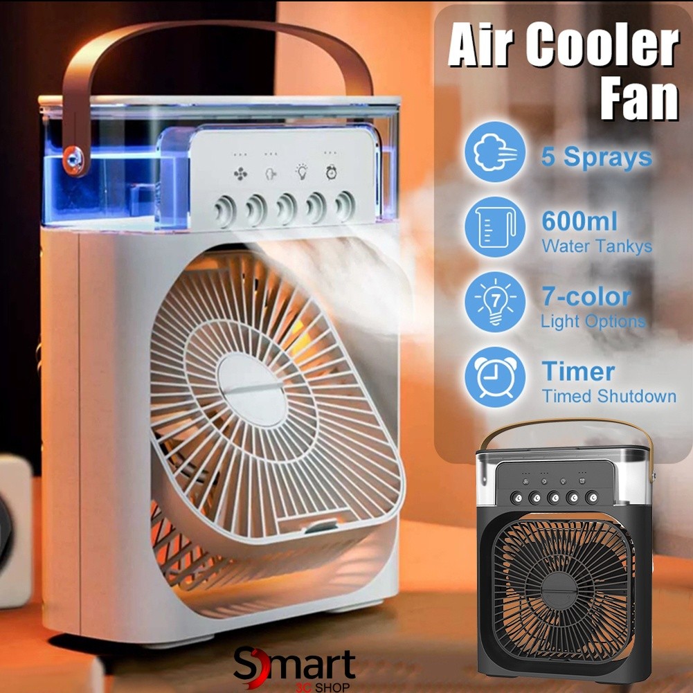Portable 3 Speed Air Cooler Fan Electric Fan Air Cooler Fan Mini Air ...