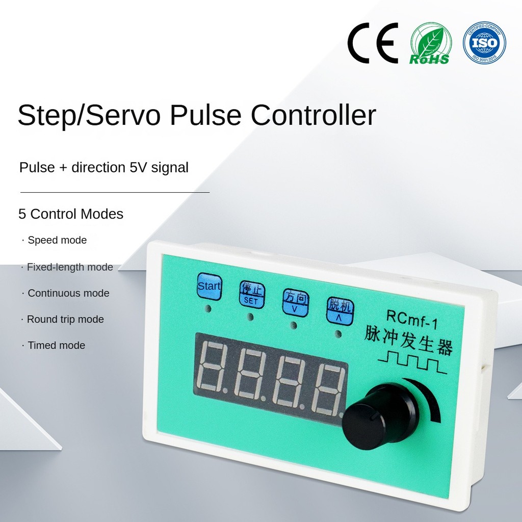 Stepper Servo Motor Driver Controller Stepless Speed Regulating Forward Reverse with Digital ...