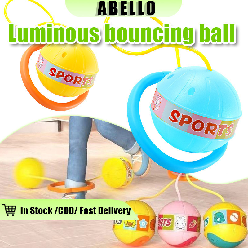 Jumping Ball With Light Family Toys Sport Ball With Light Swing Ankle ...