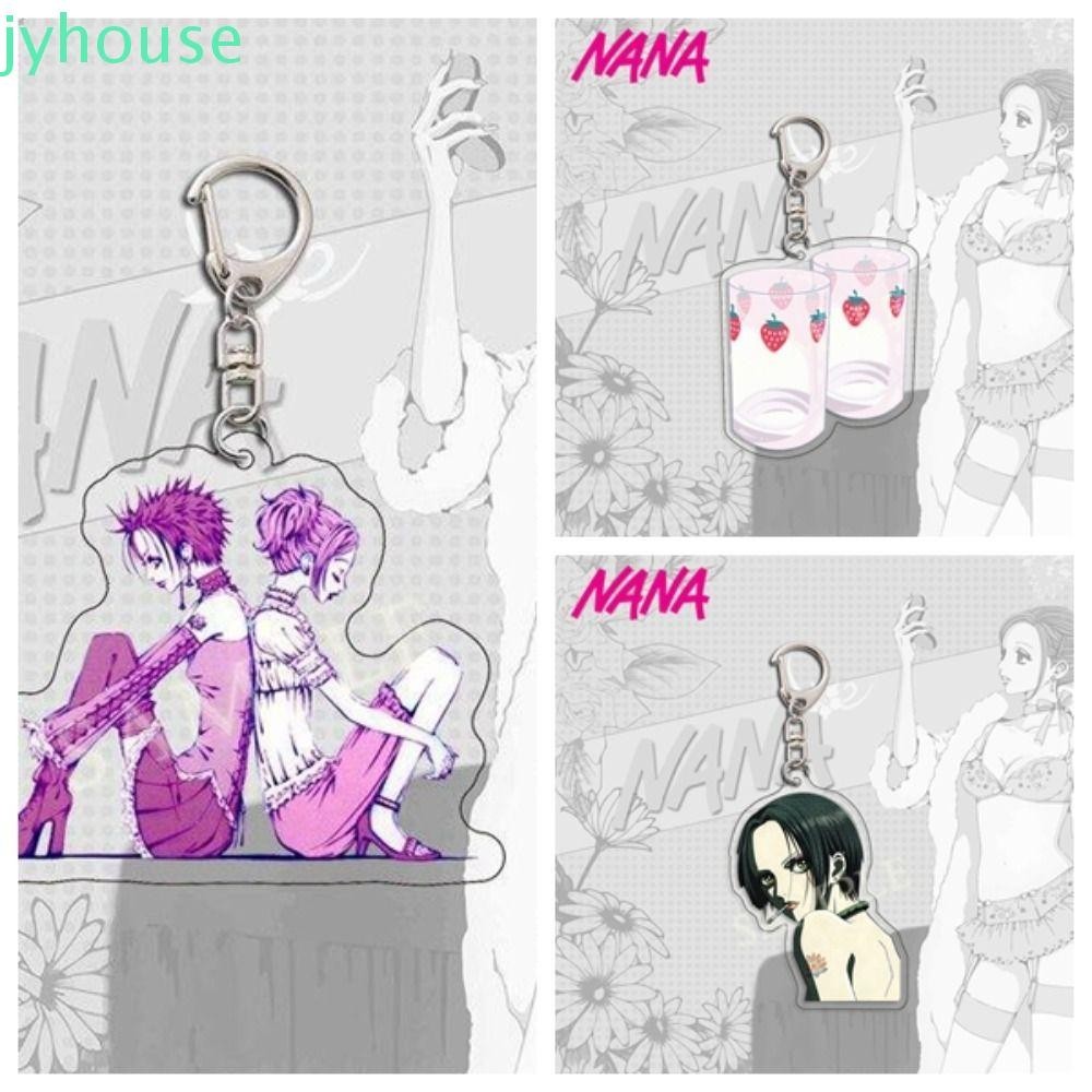 JYHOUSE NANA Acrylic Keychain, Acrylic Anime NANA NANA Key Ring, NANA ...