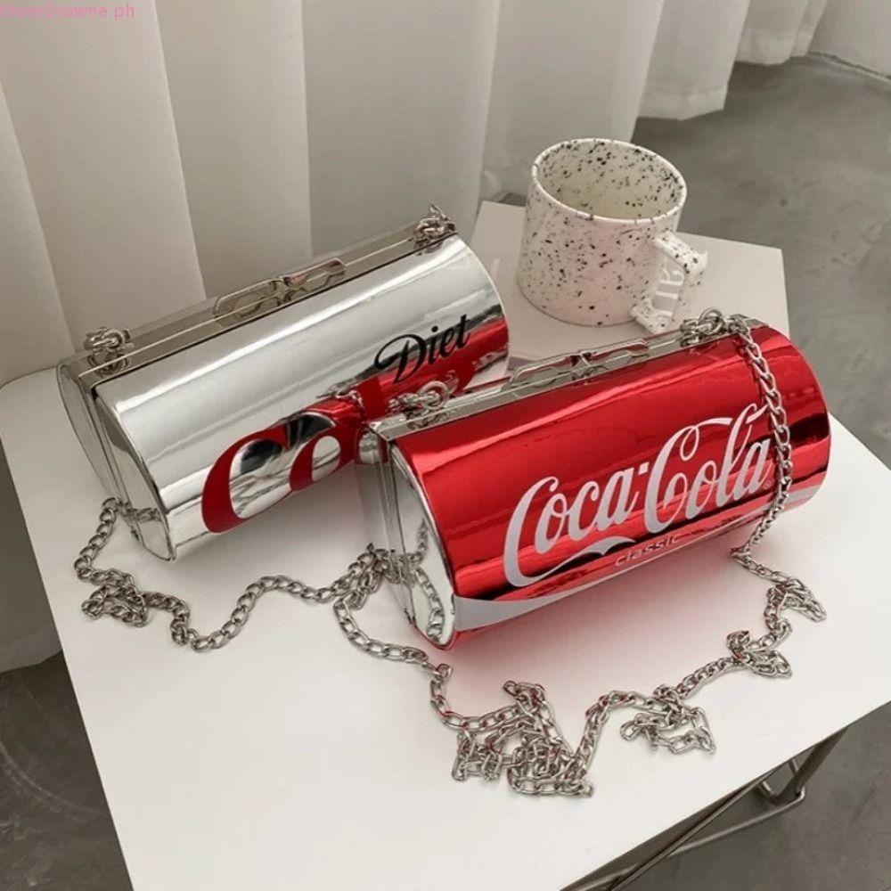 THOMBROWNE Pop Can Shoulder Bag, Metal Chain Mini Coke Cola Crossbody ...