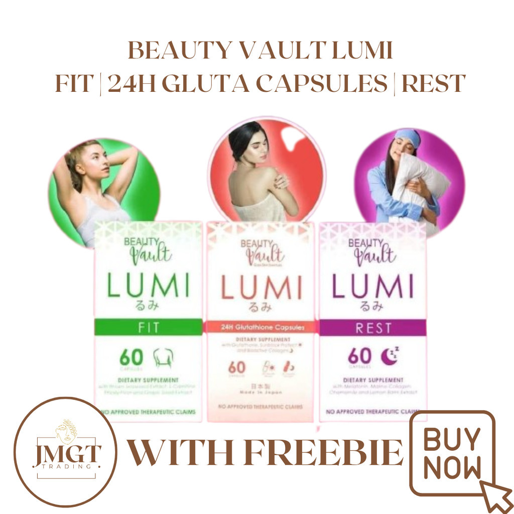 Lumi 24H Glutathione | Rest | Fit Capsules Whitening By Beauty Vault ...