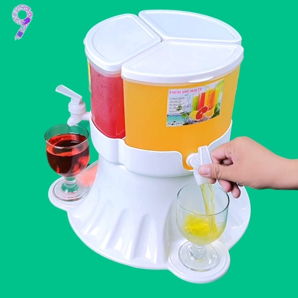 3in1 water dispenser 3in1 Swivel 360/6 liter Refrigerator Juice ...