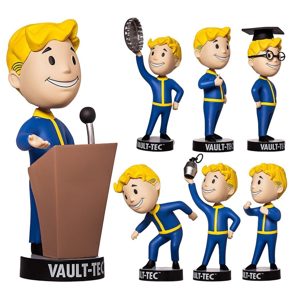 Fallout Vault Boy Bobblehead PVC Game Characters Bobble Head Toy ...