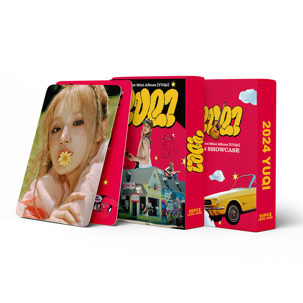 55pcs (G)I-DLE Lomo Cards Yuqi Could it be 2nd Full Album [2] single ...