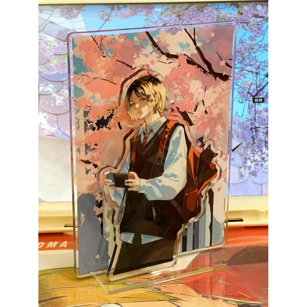 Kenma Kozume Sakura Acrylic Stand Haikyuu Anime Goods Collection Figure ...