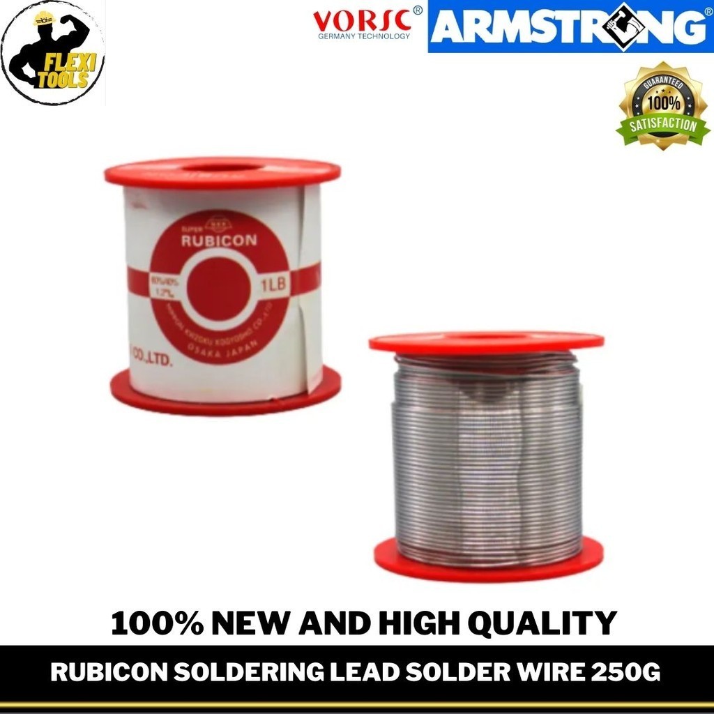 GG+RUBICON SOLDERING LEAD SOLDER WIRE 250G | Shopee Philippines