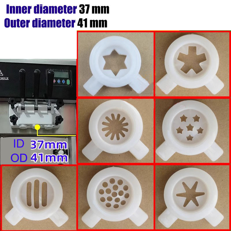 JLD Ice cream machine outlet molding nozzle for Ice cream maker pattern ...