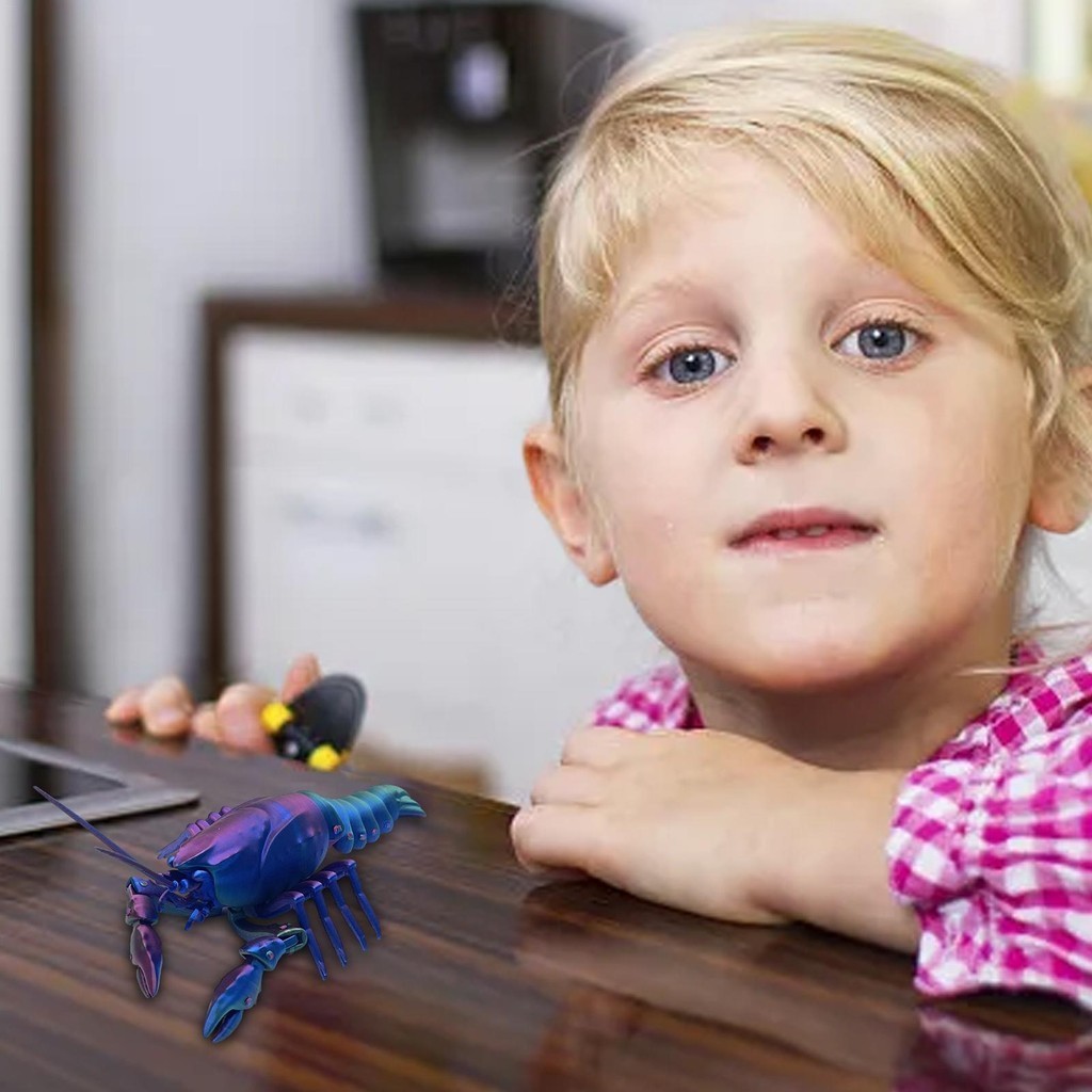 3D Printed Fidget Toy Stimulated Small Lobster Model Stimulated Model ...
