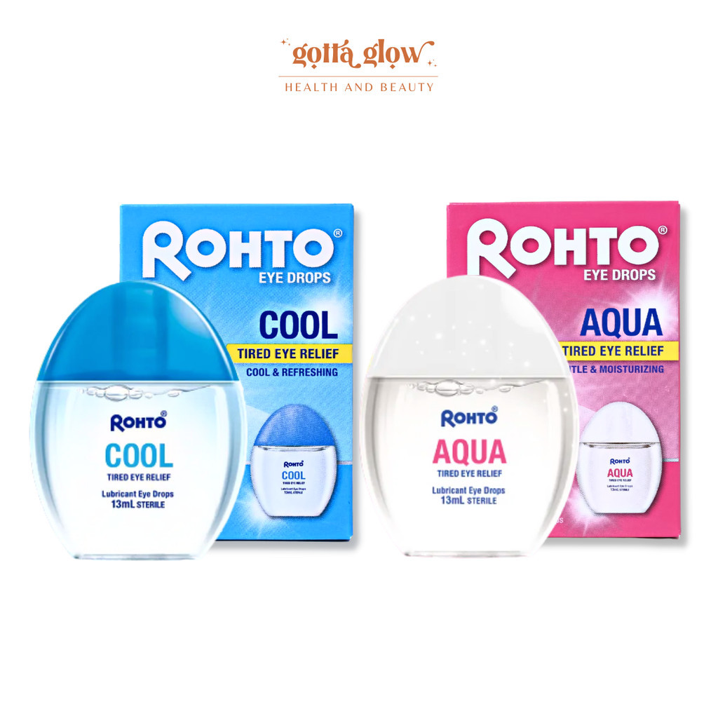 Rohto Eye Drops Tired Eye Relief Aqua / Cool 13ml | Shopee Philippines