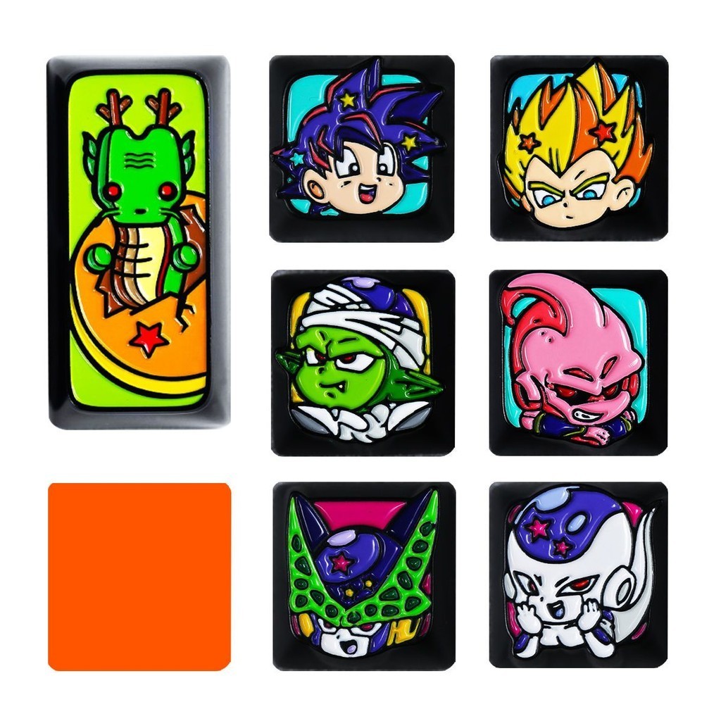 Dragon Ball Son Goku Keycap Creative Cross Axis Mechanical Keyboard ...