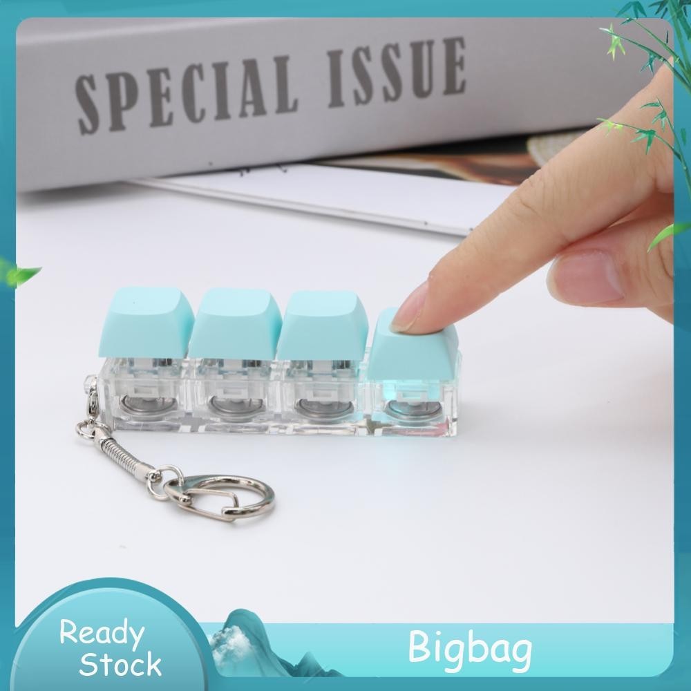 [bigbag.ph] Keyboard Fidget Keychain 4 Keys Keyboard Decompression Toys ...