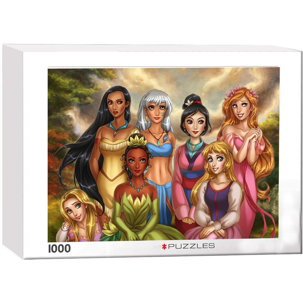 Diseny Princesses 2 Fantasy Bonito Trees Anime 1000 Pcs Wooden Jigsaw ...