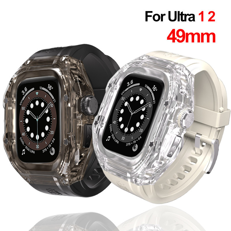 Waterproof Dustproof Watch Case Silicone strap Modification Kit ...