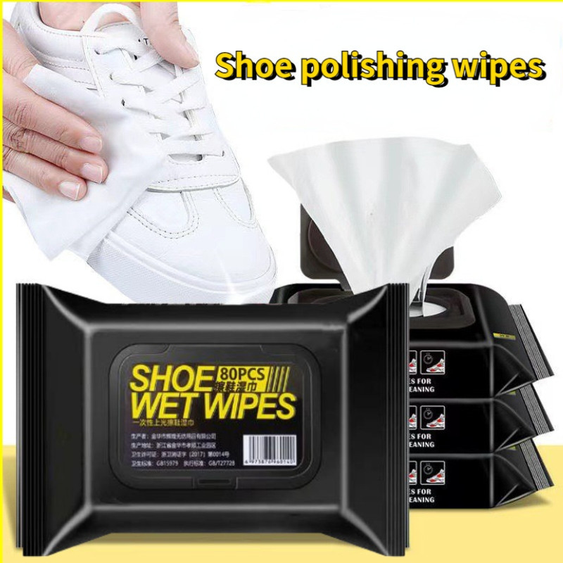 12/30/80 Pcs Gentle Easy Quick Cleaning Wipes for Sneakers Shoes ...