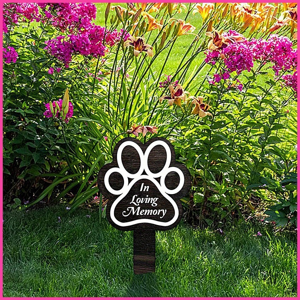 Memorial Pet Grave Markers Elegant Memorial Garden Cemetery Yard ...