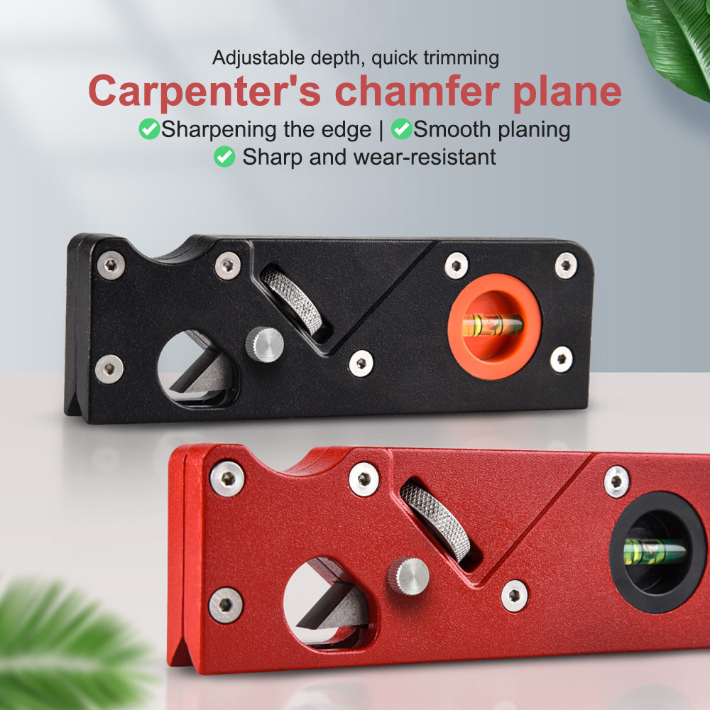 Chamfer Plane Woodworking Edge Corner Trimming Block Planer DIY Manual ...