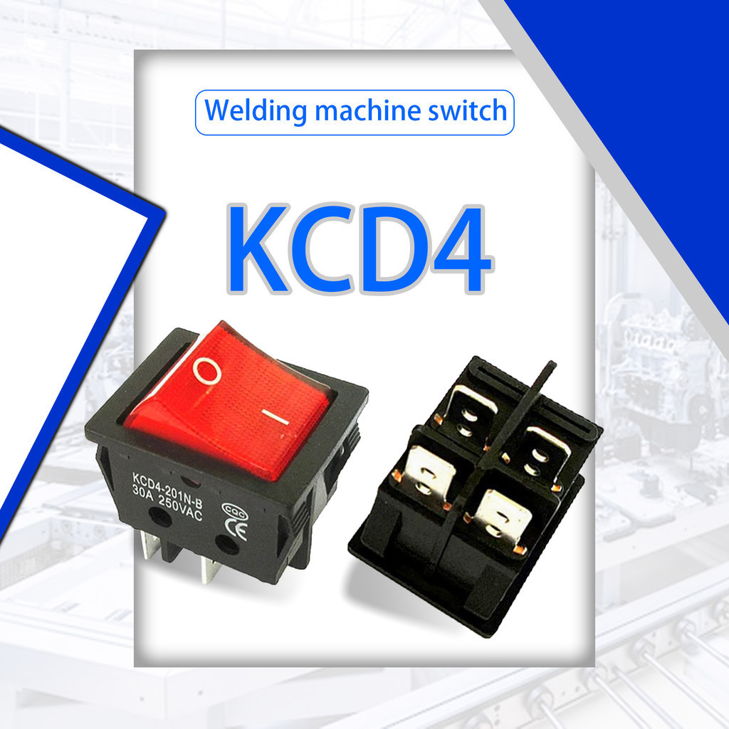4Pin 30A 120/250VAC high current welding machine, marine switch, rocker ...
