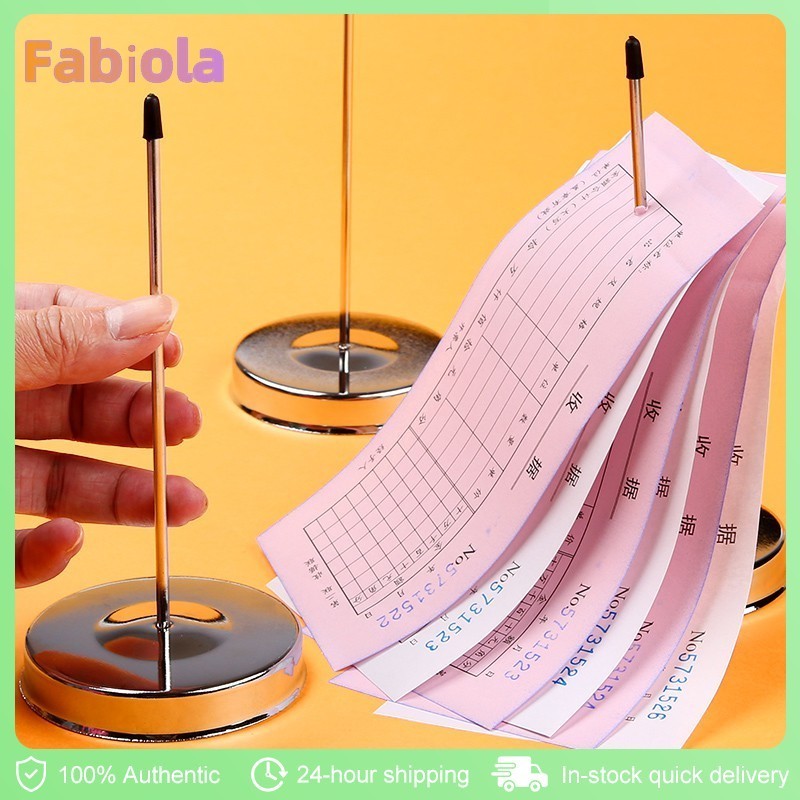 Restaurant Receipt Holder Metal Straight Rod Ticket Fork Silver Color ...