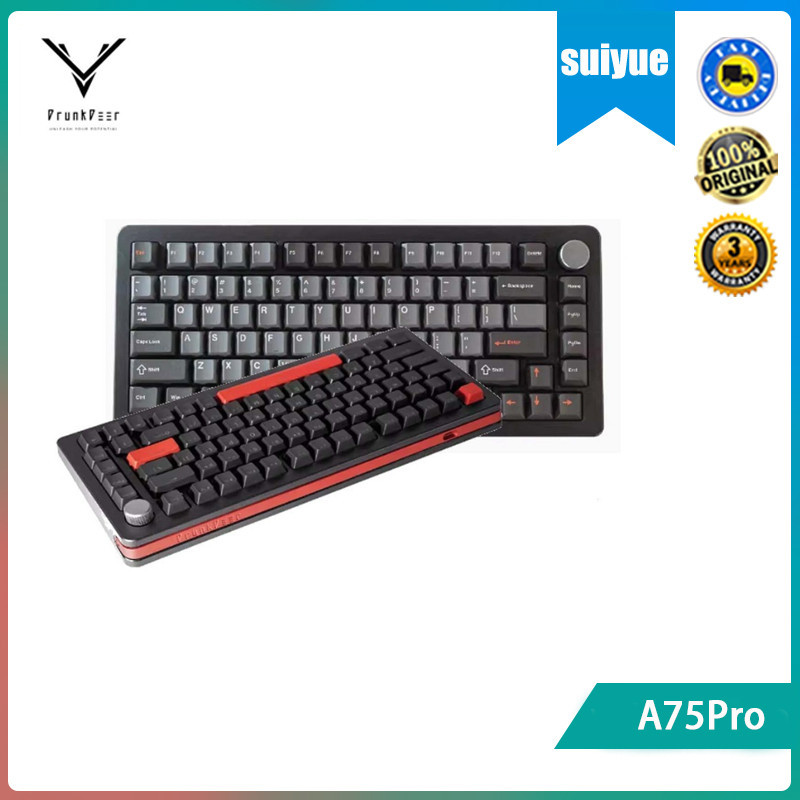 DrunkDeer A75 Pro New Magnetic Axis Gaming Keyboard Metal Texture RT Waxing Wooting Esports ...